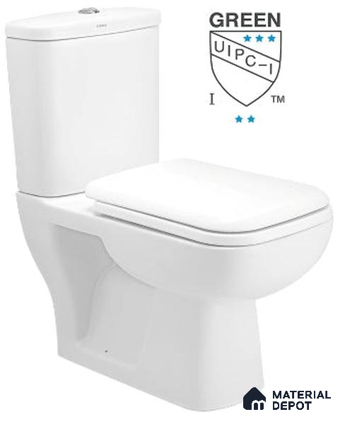 Cera Campbell Two Piece EWC With Seat Cover And Cistern With Twin Flush ...