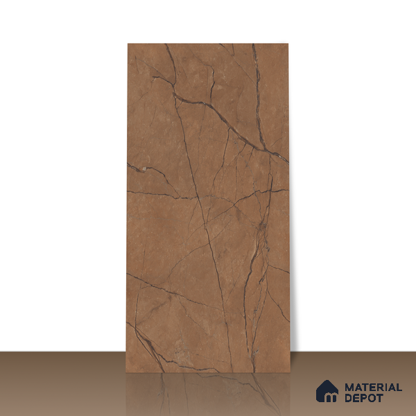 Carving Wall & Floor Tile Marrone Brown | TL 01070 | 4 ft x 2 ft Size ...