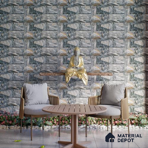 Elevation Wall Tile TL 00067 D Ash Grey 2 ft x 1 ft Punch Matte Finish ...