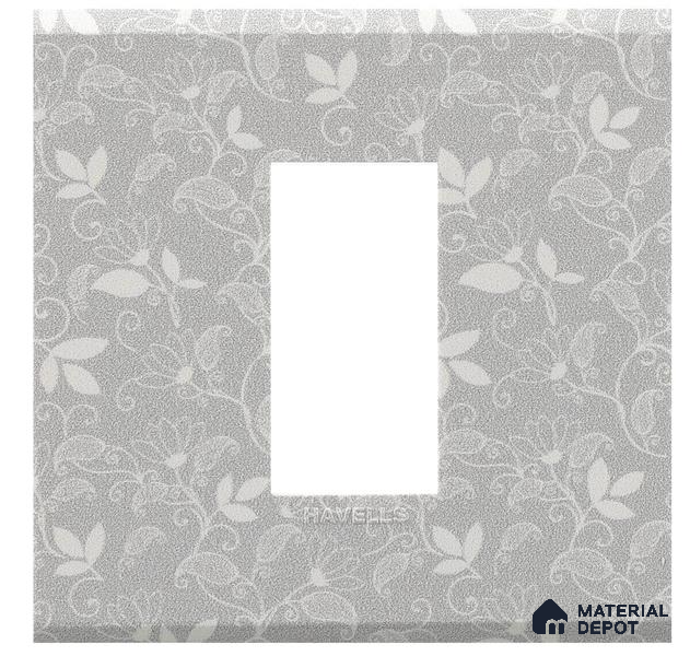 AHXPDOSV01 1M Outer Florid Plate White Fabio Art Modular Range Havells ...