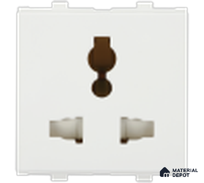 65206 Penta Modular 6/10/13A Combi Socket For All Pins 2 Module