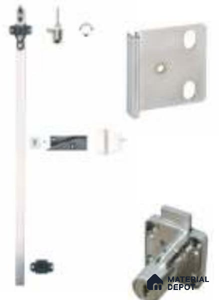 9259400 Multi Drawer Pedestal Lock Hettich | Grey Hardware Accessories ...