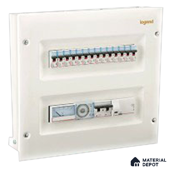 507701 Ekinox³ FLEXY DB's IP 30 IK 08 2 row of 14 Modules Legrand ...