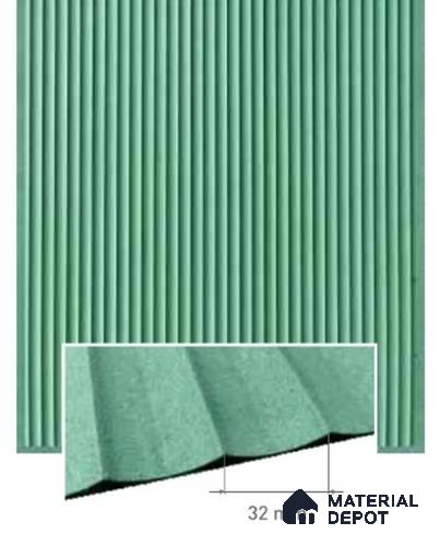 Green Plain Colour Louver PN 03605 8 ft x 4 ft HDHMR Panel - 12 mm ...