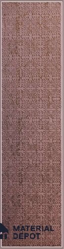 Brown Embossed Look Decorative Wall Panel PN 03136 8 ft x 2 ft - 1.5 mm ...