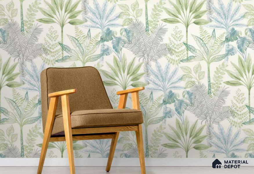 88107 | 10 Meter x 21 Inch PVC Nature Look Wallpaper - 57 Sq. Ft. Shiny ...
