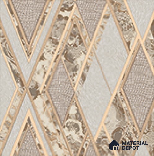 AA100103 | 9.5 Meter x 21 Inch PVC Geometric Look Wallpaper - 55 Sq. Ft ...