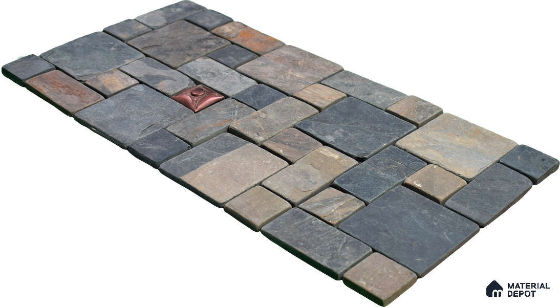 WL 00074 Cedar Metal 300 x 300 mm Natural Stone Wall Cladding | Stone ...