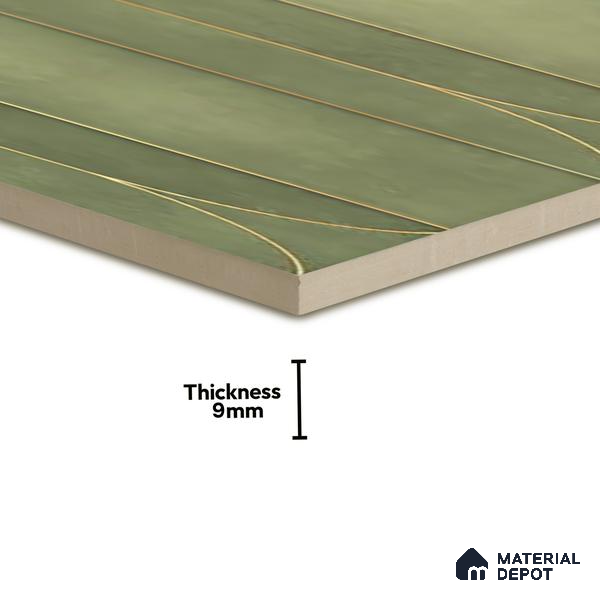 Faux Subway Wall Tile TL 05295 C Splendore Golden Arch Olive 2 ft x 1 ...