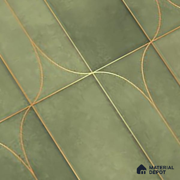 Faux Subway Wall Tile TL 05295 C Splendore Golden Arch Olive 2 ft x 1 ...