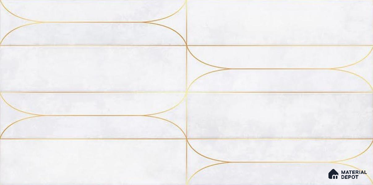 Faux Subway Wall Tile TL 05295 E Splendore Golden Arch Frost 2 ft x 1 ...