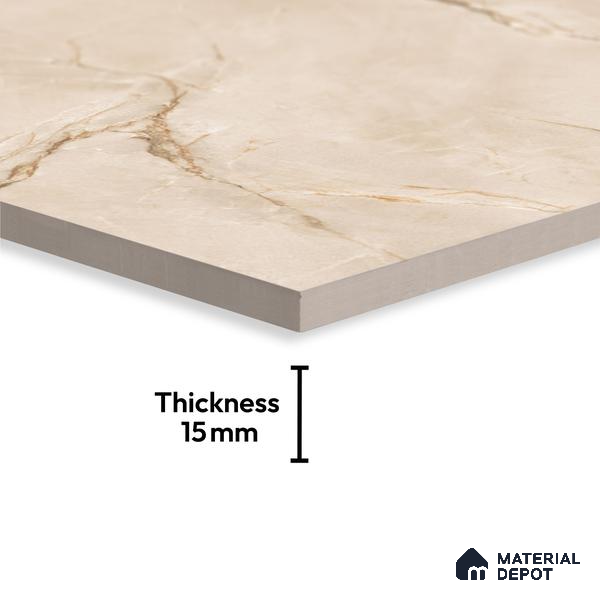 Budget Friendly Large Format Marble Floor Tile TL 04399 Luminus Crema ...