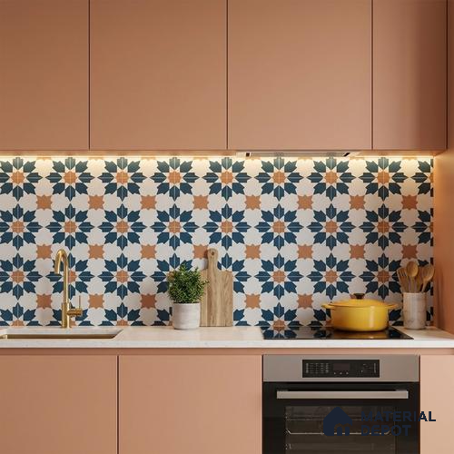 Subway Moroccan Wall & Floor Tile TL 05246 Merida Crystal Cove 8 x 8 ...