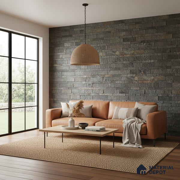 WL 00147 Sea Cliff / D Green 600 x 150 mm Natural Stone Wall Cladding ...