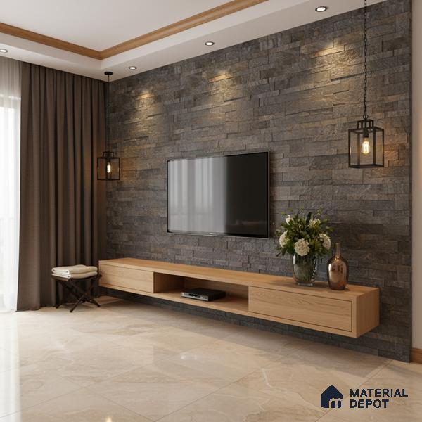 WL 00147 Sea Cliff / D Green 600 x 150 mm Natural Stone Wall Cladding ...