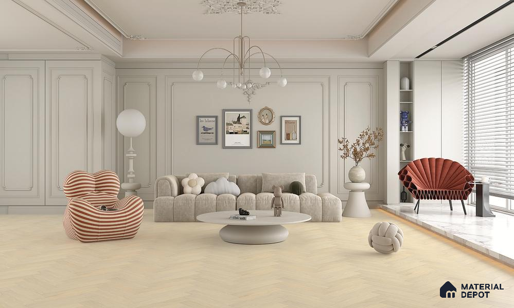 HDF Herringbone Matte Surface Laminate Wood Floor AC5 Grade LF 00332 D ...