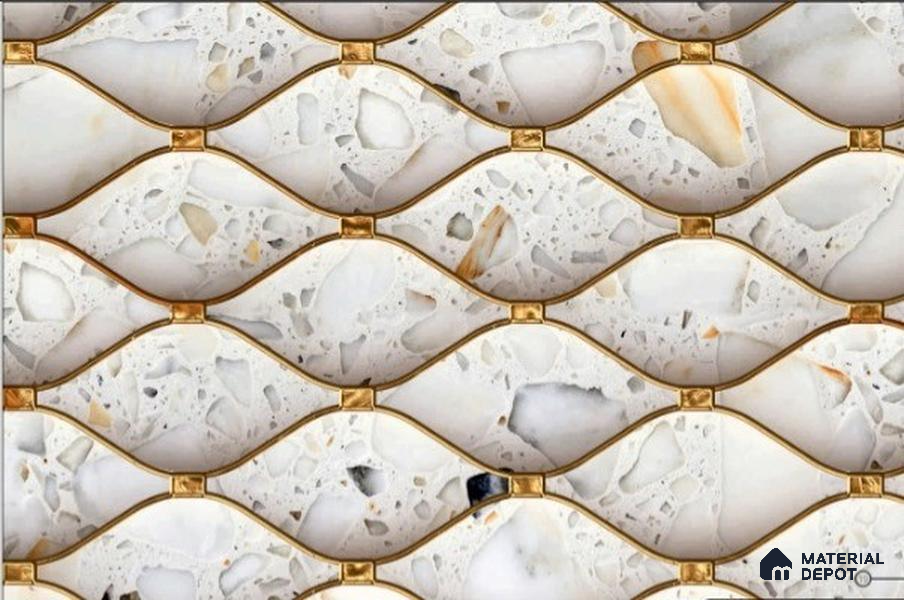 RDC 1082 8 ft x 4 ft Luster Finish Digital Decorative Laminate - 1 mm ...