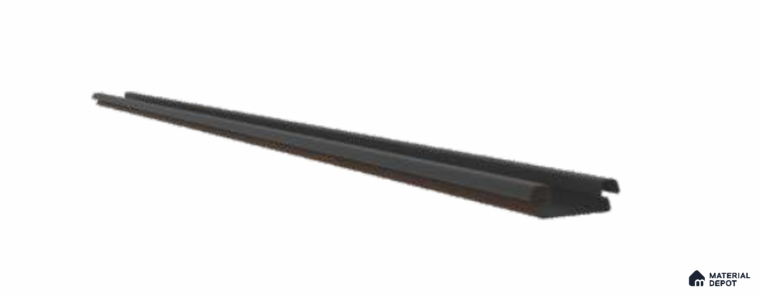 Black Baffle System Profile 10 ft - Material Depot